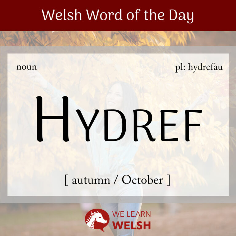 Welsh Word of the Day: Hydref (autumn / October) - We Learn Welsh