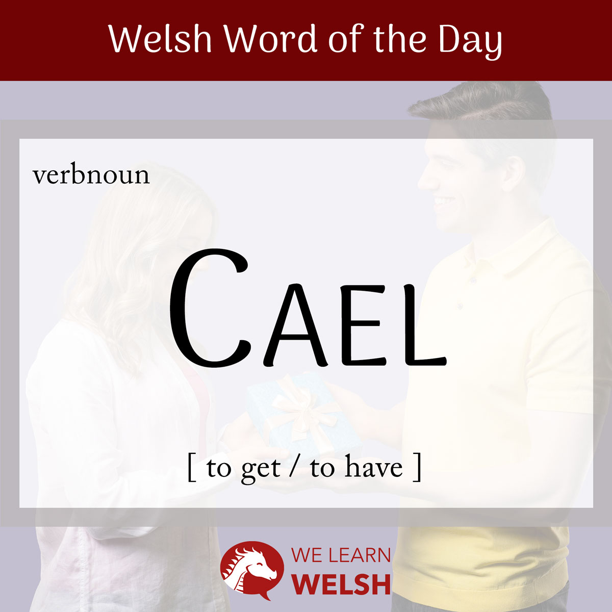 Welsh Word of the Day: Cael (to get / to have) - We Learn Welsh