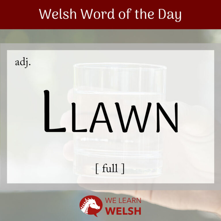 Welsh Word of the Day: Llawn (full) - We Learn Welsh
