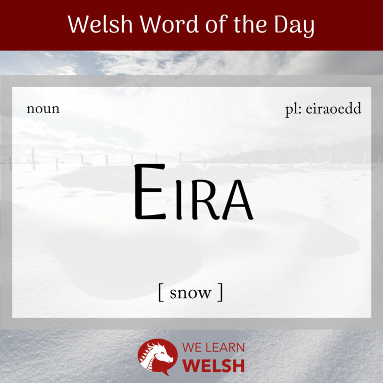 Welsh Word of the Day: Eira (snow) - We Learn Welsh
