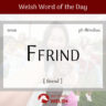 Welsh Word of the Day: Ffrind (friend) - We Learn Welsh