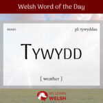Welsh Word of the Day: Tywydd (weather) - We Learn Welsh