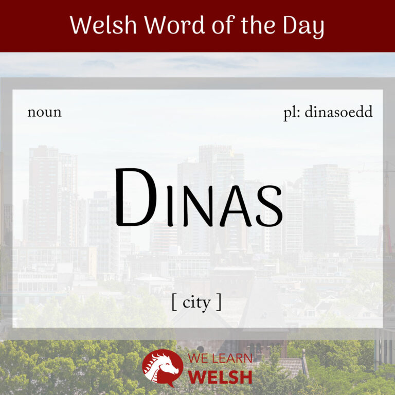 Welsh Word of the Day: Dinas (city) - We Learn Welsh