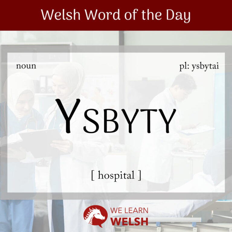 Welsh Word of the Day: Ysbyty (hospital) - We Learn Welsh