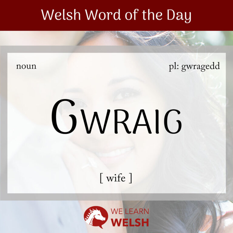 Welsh Word of the Day: Gwraig (wife) - We Learn Welsh