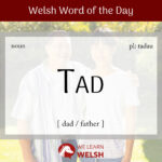 Welsh Word of the Day: Tad (dad / father) - We Learn Welsh