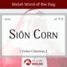 Welsh Word of the Day: Siôn Corn (Father Christmas) - We Learn Welsh